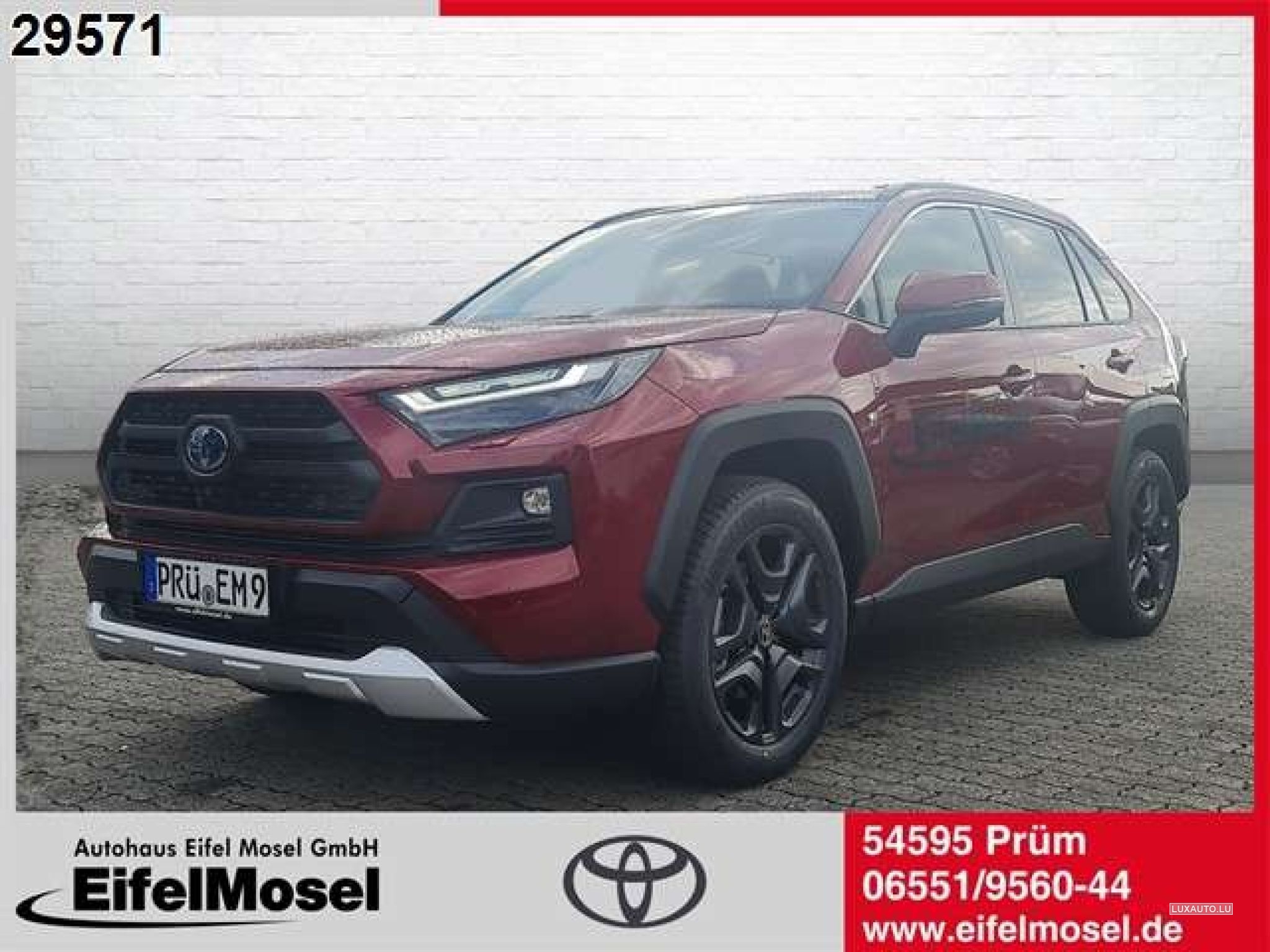 Toyota Rav 4 4X4 Adventure *navi*kamera*sitzheizung* Rouge d'occasion ...