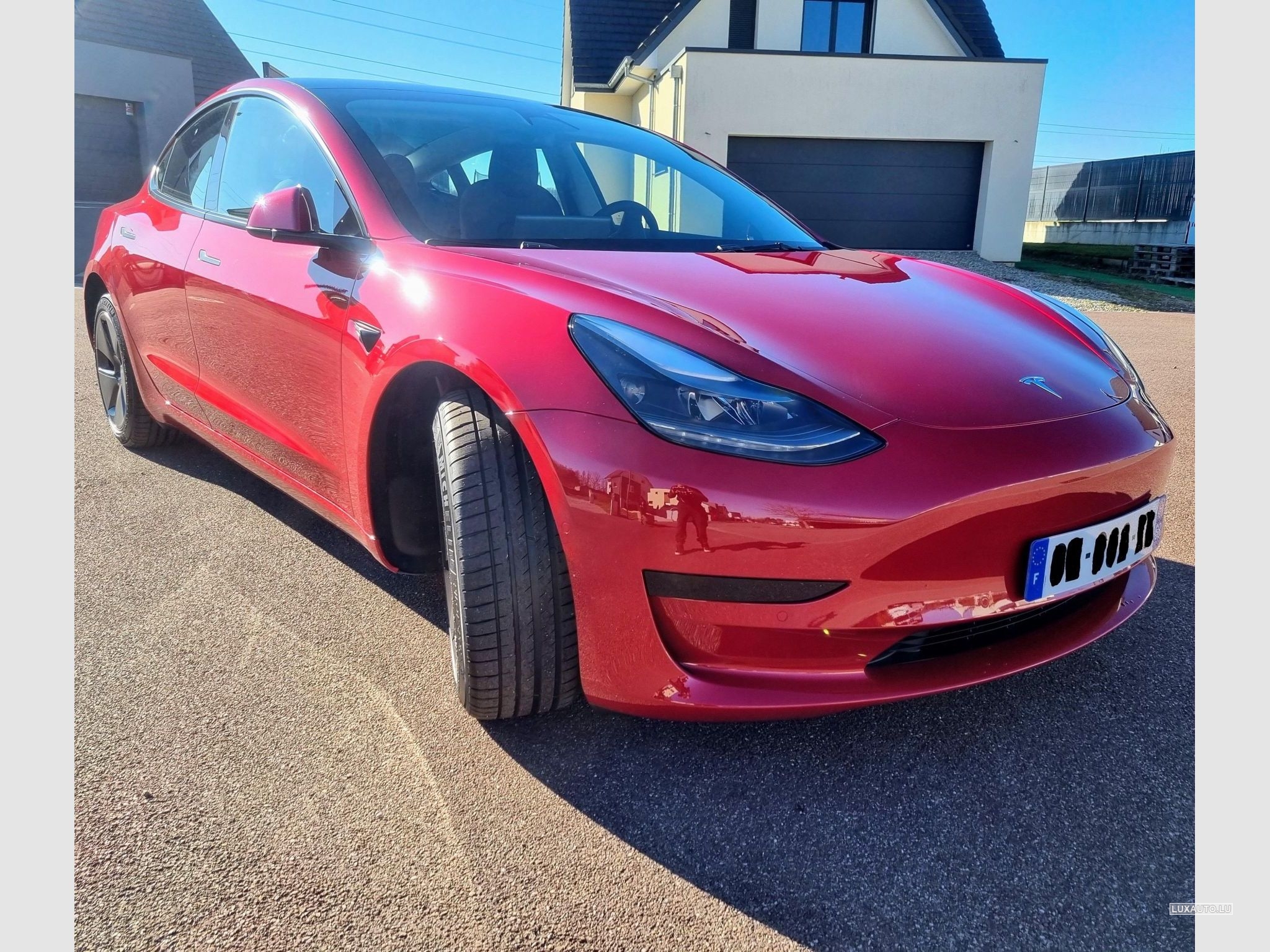 Tesla Model 3 Model 3 Sr+ version 2022 Rouge d'occasion, moteur ...
