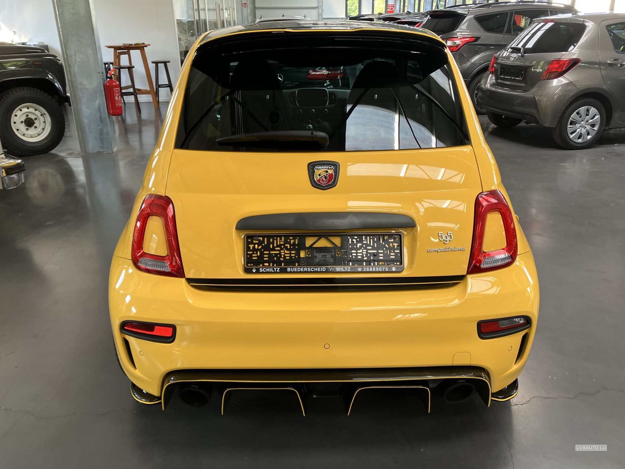 Abarth 595 595 Competizione Jaune d'occasion, moteur Essence et boite ...