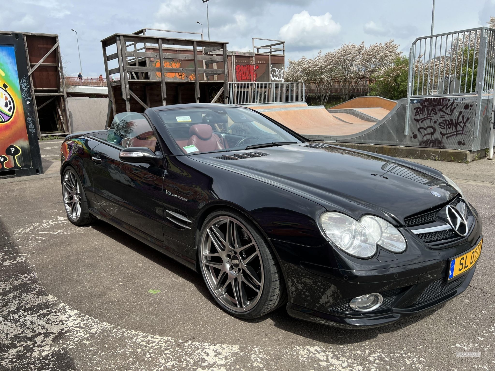 Mercedes SL 55 AMG AMG Line, Brabus, BBS Schwarz gebraucht, GPL-LPG und ...
