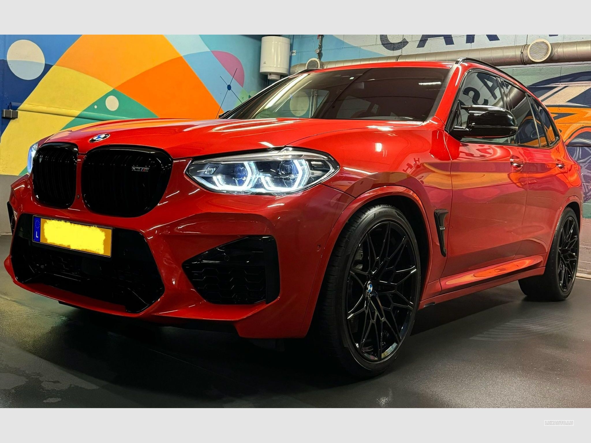BMW X3M Competition Rouge d'occasion, moteur Essence et boite ...